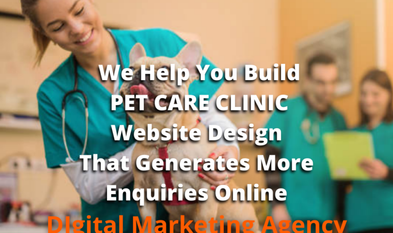 Pet Care Clinic Website Design